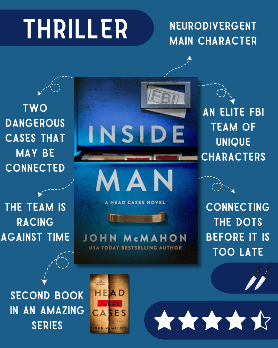 Inside Man: A Gripping FBI Thriller Review – Book Smart Kate